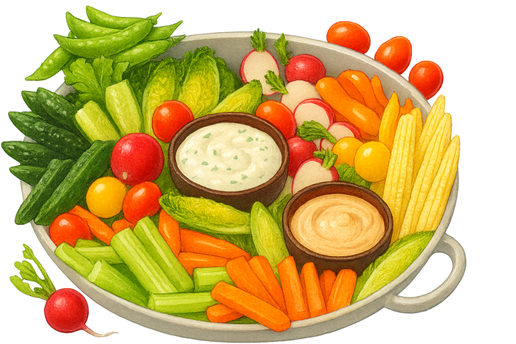 Crudités: Knife Skills and Simplicity - cookdom.blog